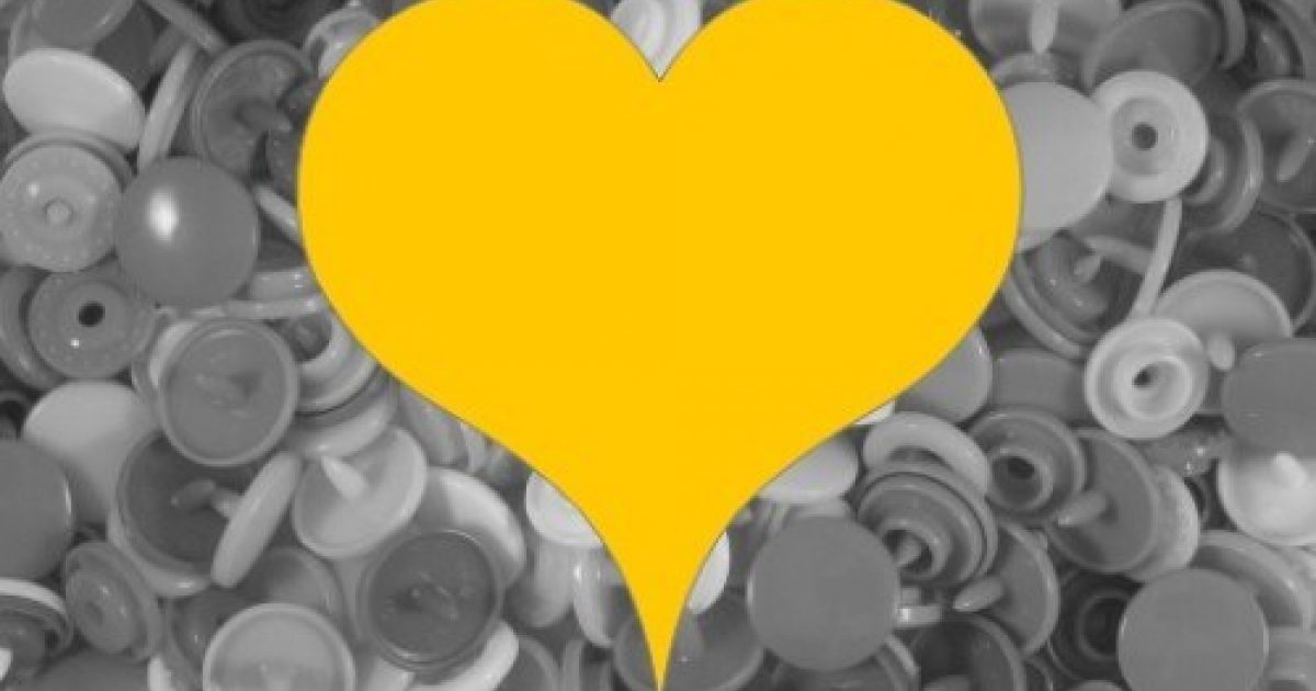 KAMsnaps hart, verschillende kleuren | Mirabelle Shop
